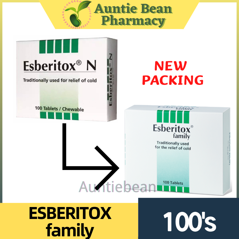 ESBERITOX N / ESBERITOX FAMILY TRADITIONALLY USED FOR RELIEF OF COLD ...
