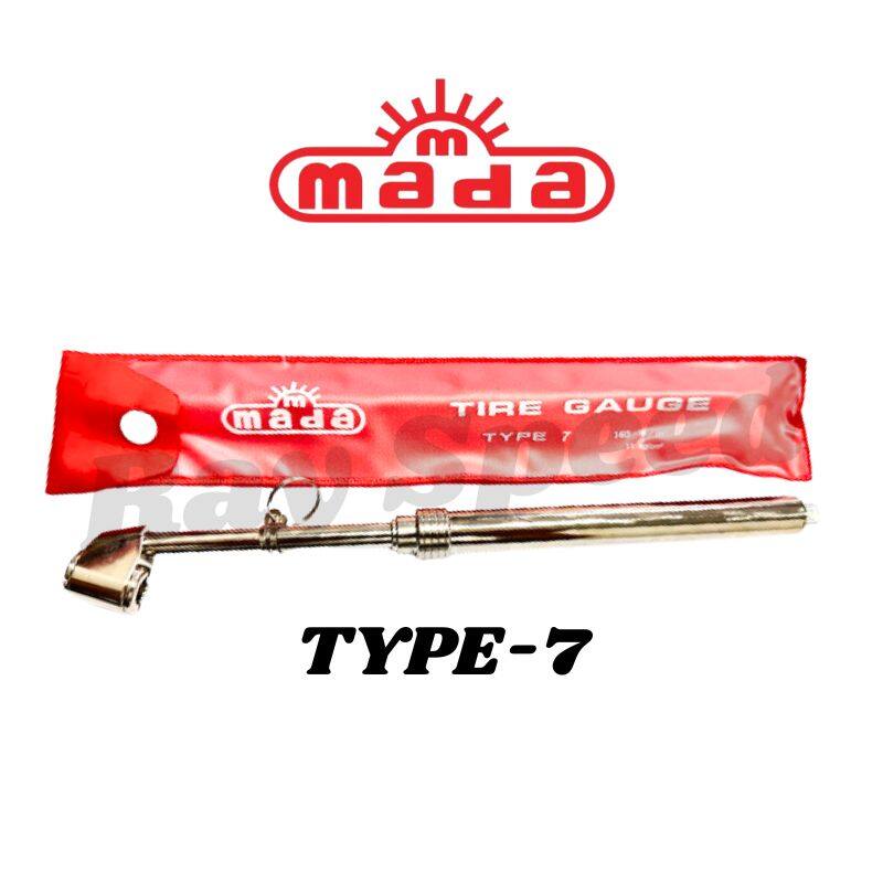 MADA Air Chuck Tyre HP-6 (Made In Taiwan) mada tyre pressure gauge Type ...