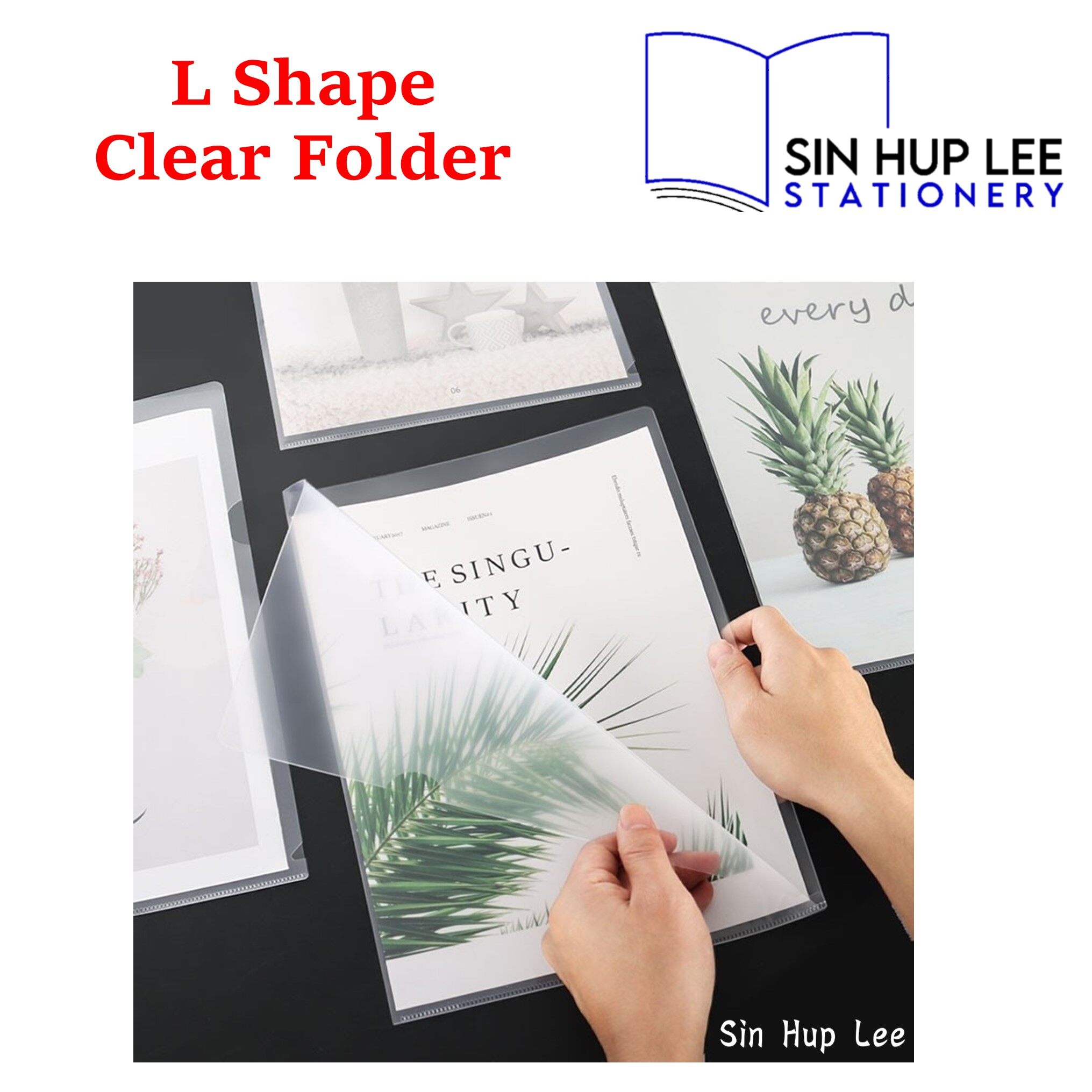 A4 L SHAPE FOLDER / PLASTIC FILE / FAIL -TRANSPARENT | Lazada