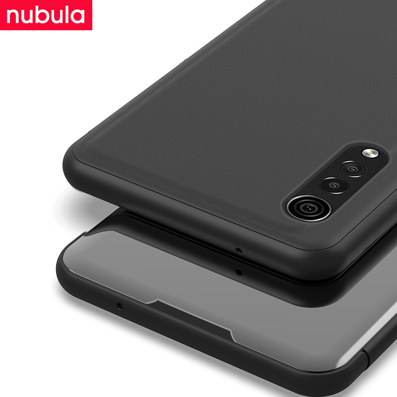 NUBULA For LG Velvet 5G (6.8)inch Flip Casing Luxury Plating Mirror ...