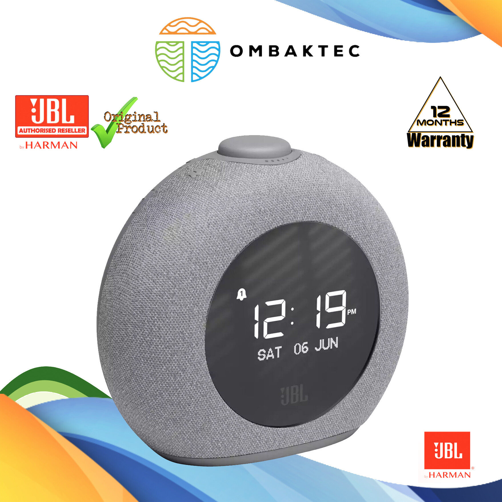 JBL Horizon 2 FM Bluetooth Wireless clock radio speaker with FM Large ...