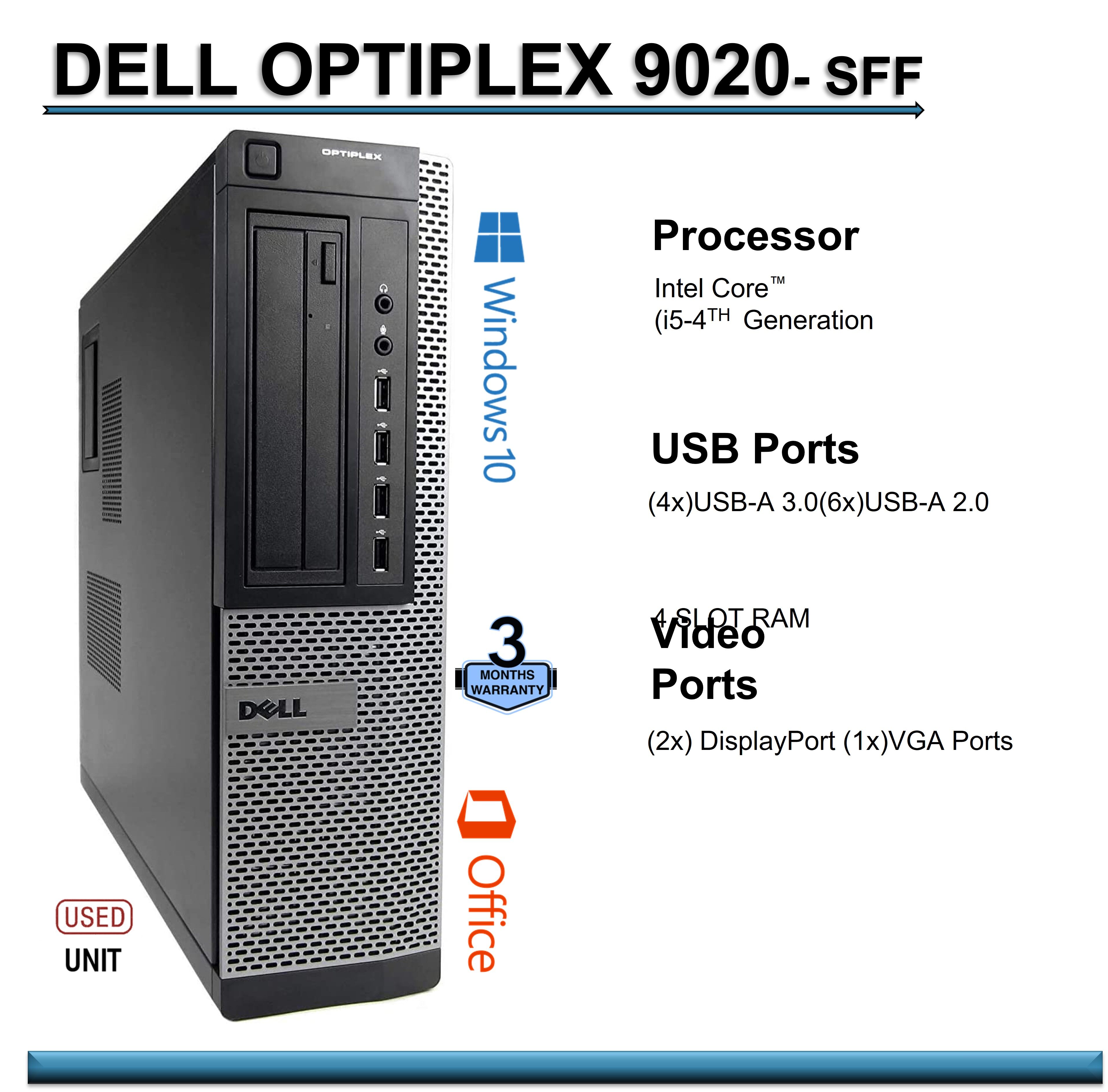 Dell OptiPlex 9020 SFF Desktop intel Core i5(4th Gen)Processor | Lazada