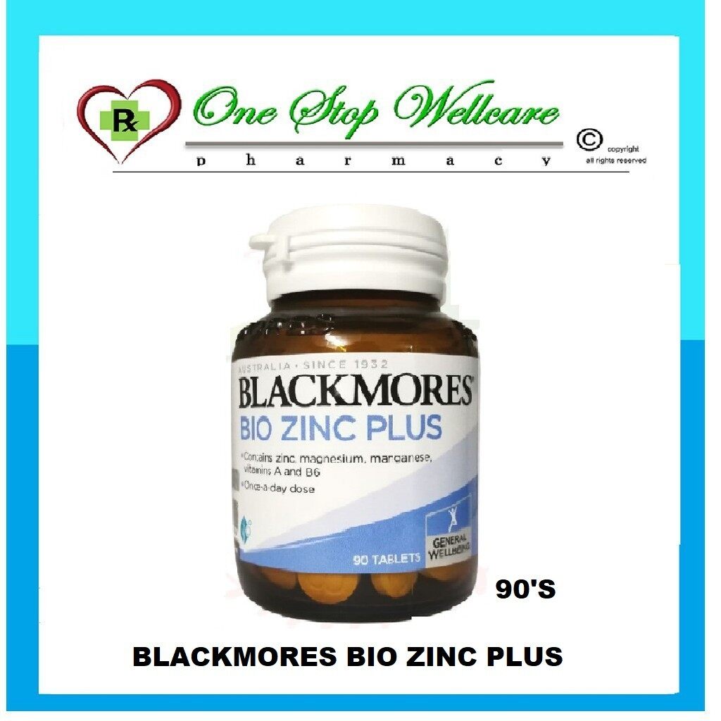BLACKMORES BIO ZINC PLUS 30'S / 90'S | Lazada