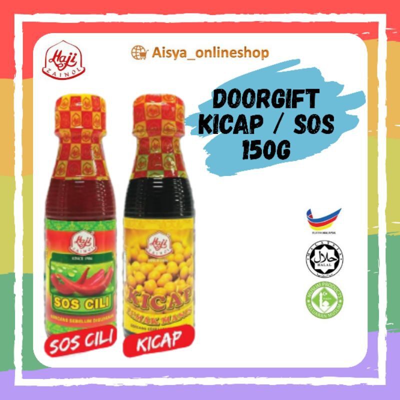 Doorgift Kicap dan sos Haji Zainol Tanpa Kotak (Maximum 120Botol Per 1 ...