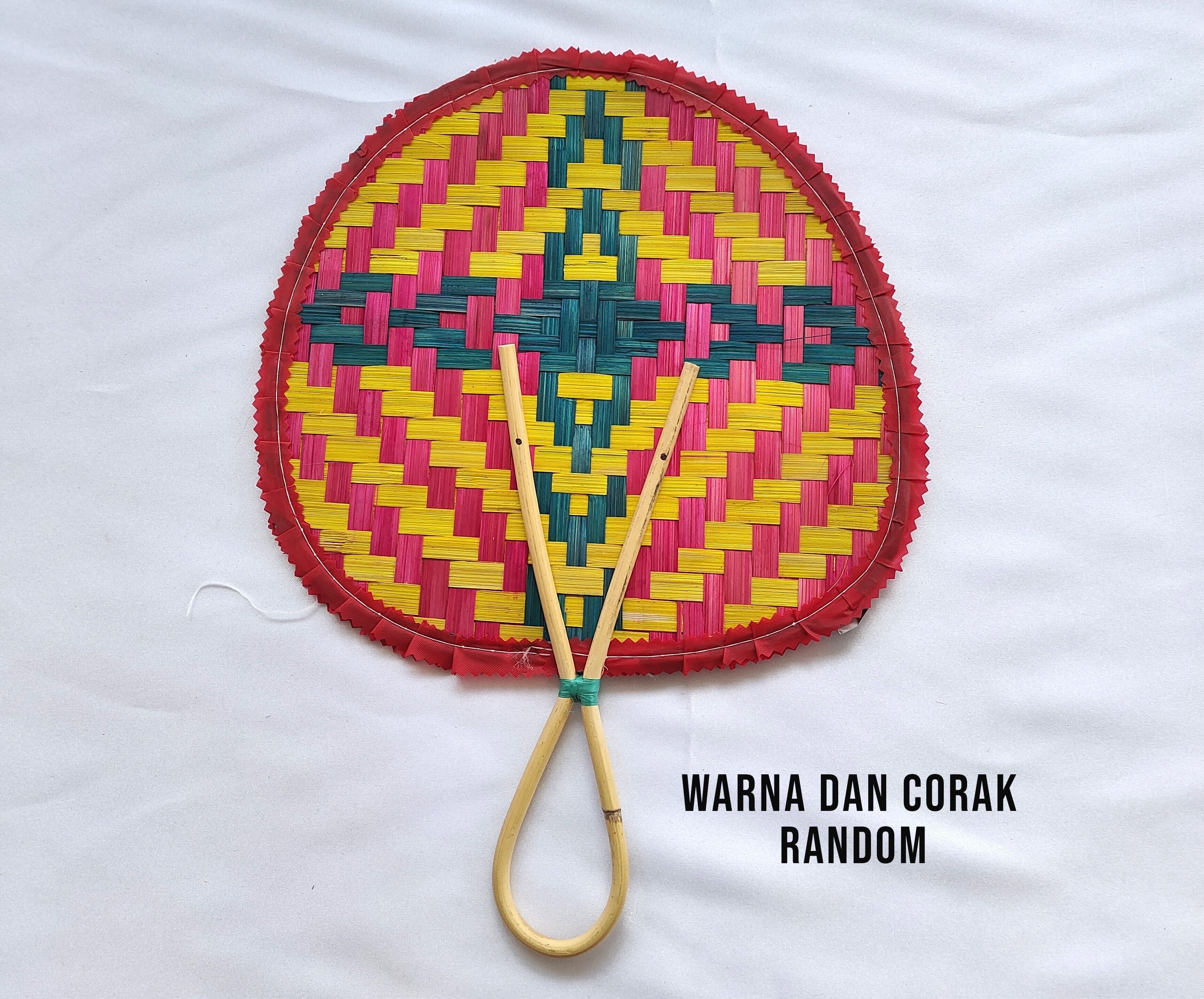 Kipas tangan doorgift mini angin buluh sate cantik kraftangan murah ...