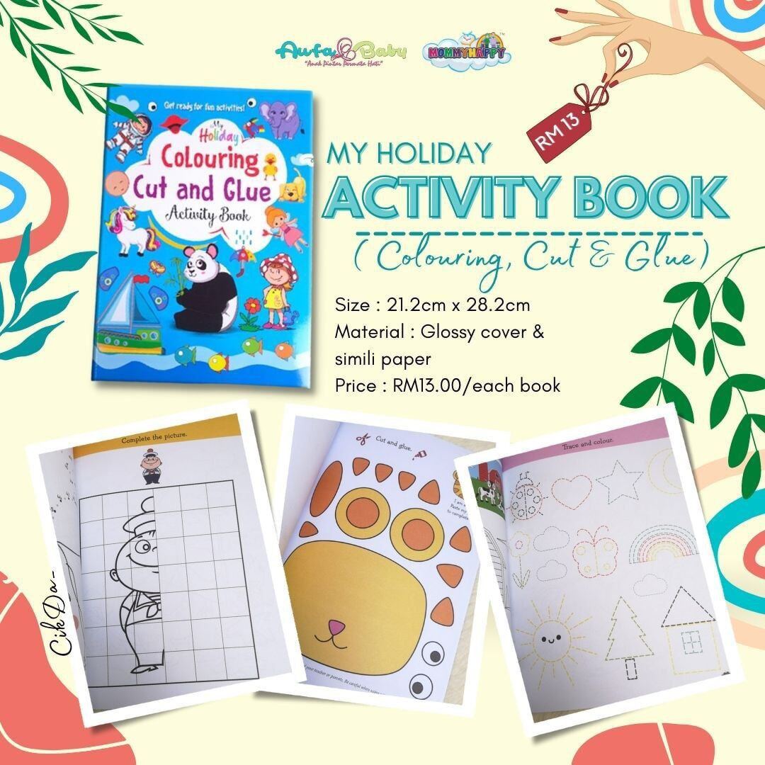 [Ready Stock] My Holiday Activity Book Buku Latihan Cuti Sekolah | Lazada