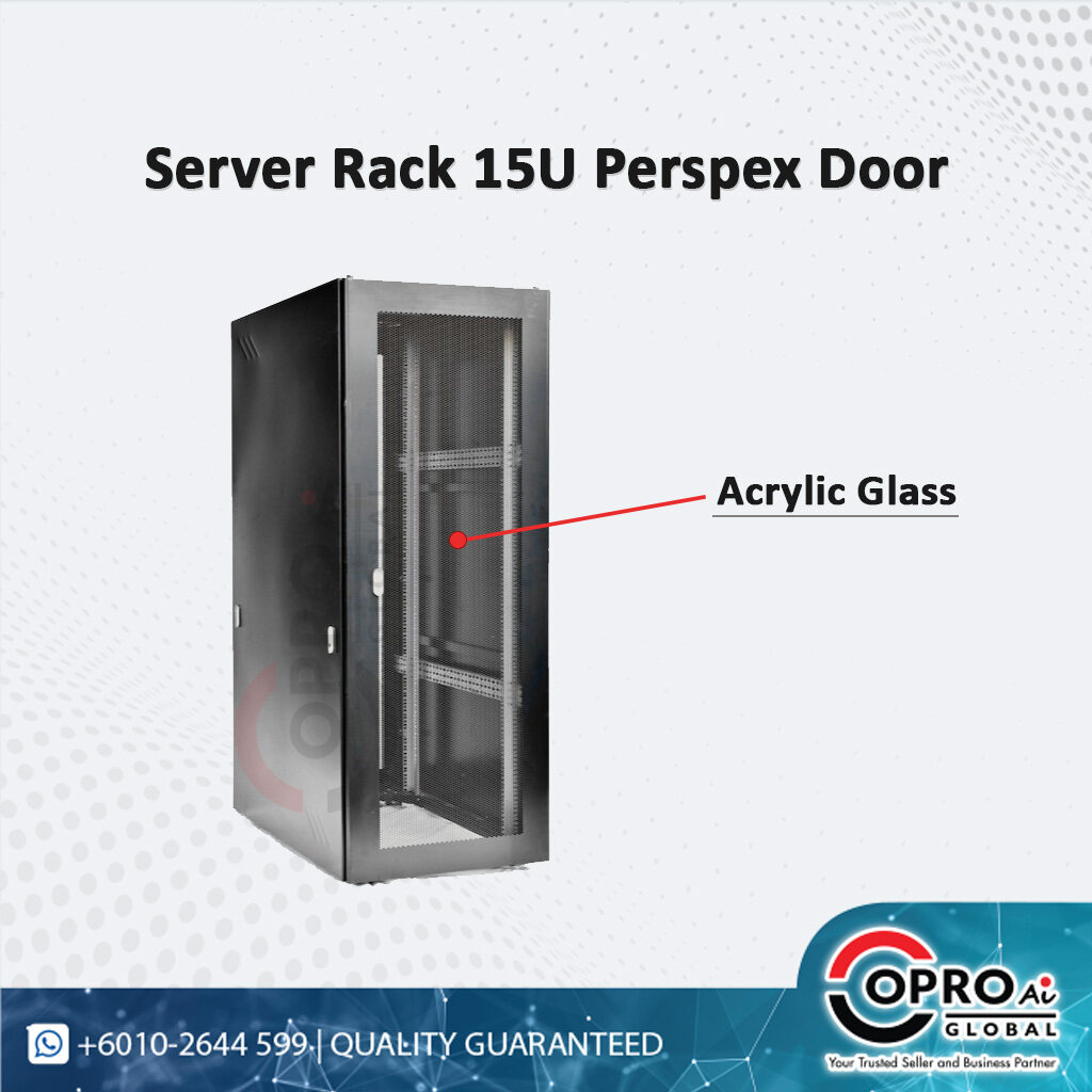[READY STOCK] Primestar 28U 19inch Floor Standing Server Rack, Perspex ...