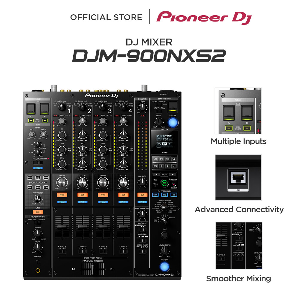 Pioneer DJ l DJM-900NXS2 l 4-channel professional DJ mixer | Lazada