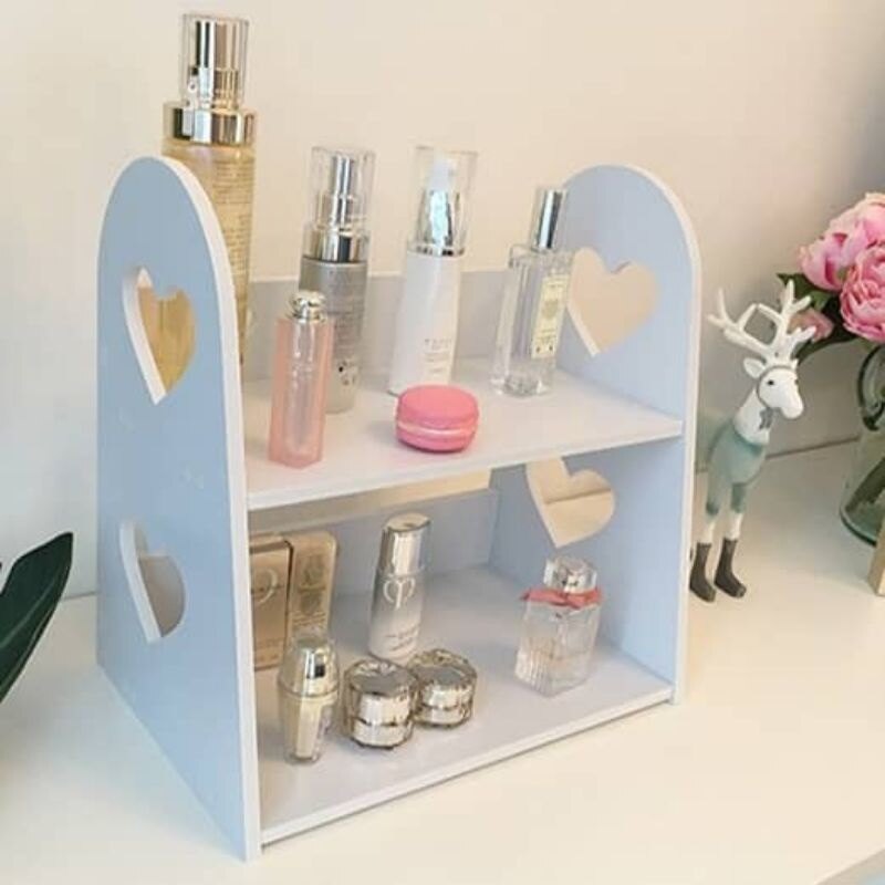 Cosmetic rack table rack multipurpose storage skincare tabletop ...