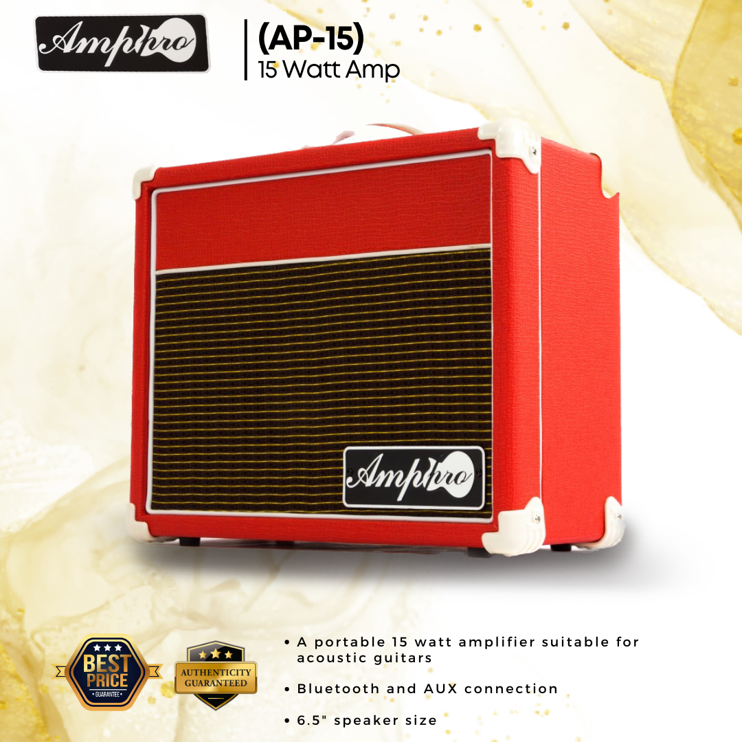 AMPRO 15watt Acoustic Amplifier Active Speaker with Bluetooth ( AP15 AP ...