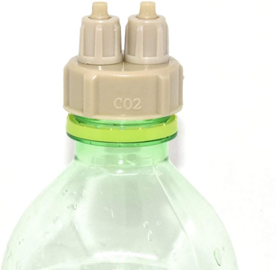 Aquarium Fish Tank CO2 Generator Quick Twist Plastic Bottle Cap DIY ...