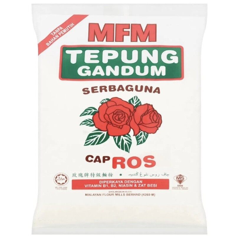 PALING MURAH : TEPUNG GANDUM CAP SAUH / GPS /FAIZA / CAP ROS MFM 850G ...