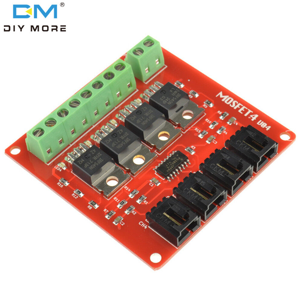 【100% Original】diymore Four Channel 4 Channel Way Route MOSFET Button ...