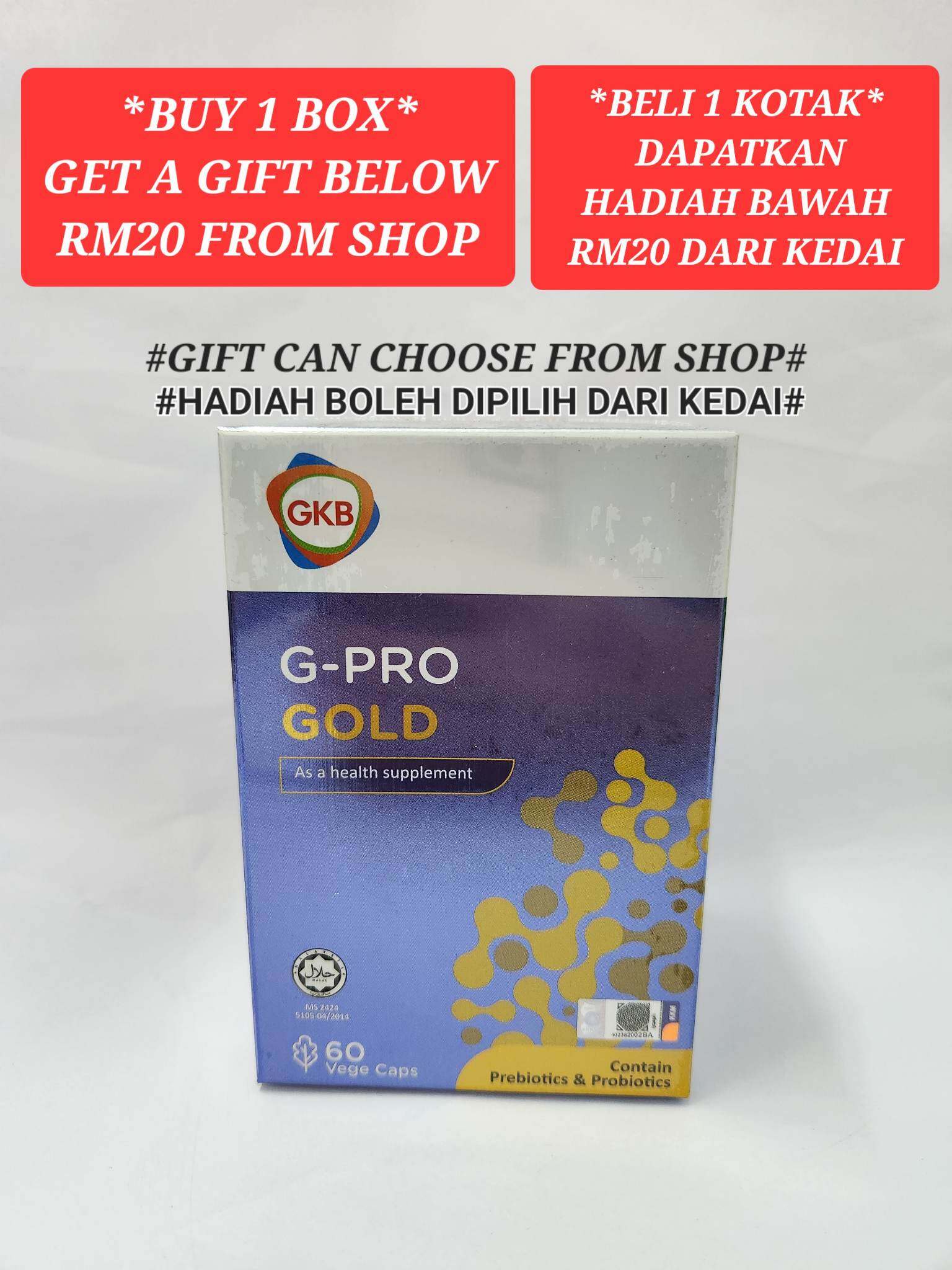 GKB G-PRO GOLD 450MG 60S | Lazada