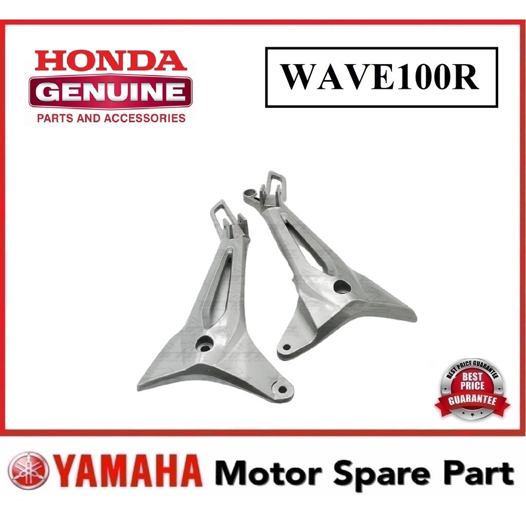 HONDA WAVE100R FOOTREST BRACKET // ASSY SET COMP BELAKANG FOOT REST ...