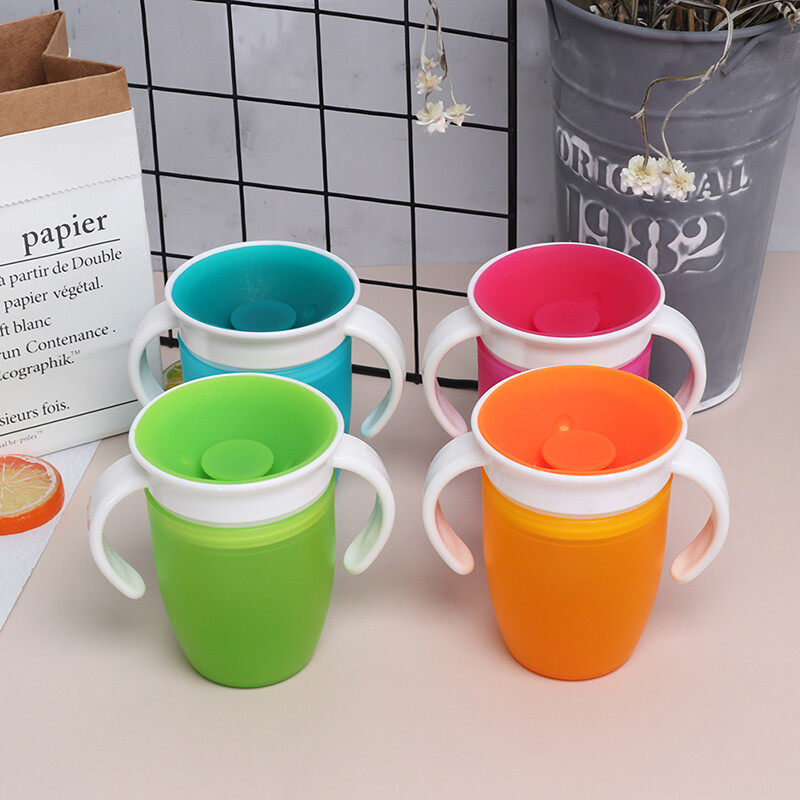 MUXI 360 Degree Can Be Rotated Magic Cup Baby Learning Drinking Cup ...