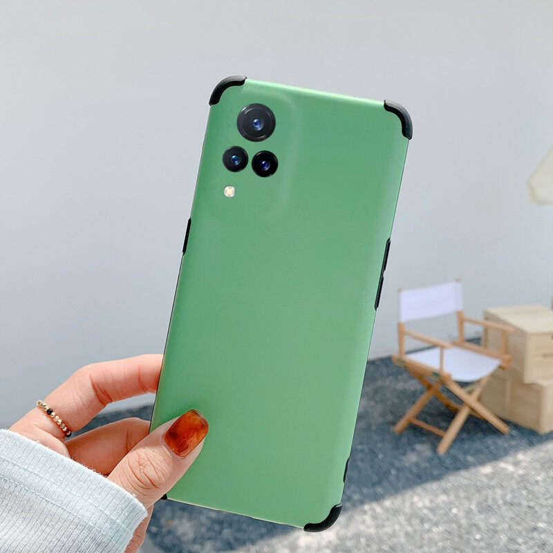New Casing เคสโทรศัพท VIVO V21 5G V21e Phone Case Four Corner Drop ...