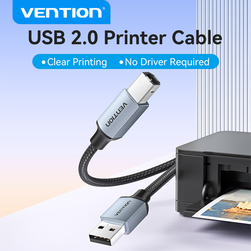 Vention Printer Cable to USB Type A Male to B Male Printer Cable for HP ...