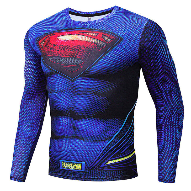 Men 'S Compression Sport Tight Shirt Breathable Training Base Layers ...