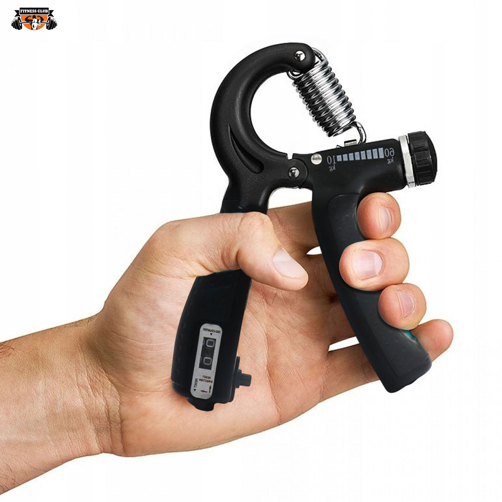 FCLUB Grip Hand Strength Trainers Wrist Finger Strengthener Adjustable ...