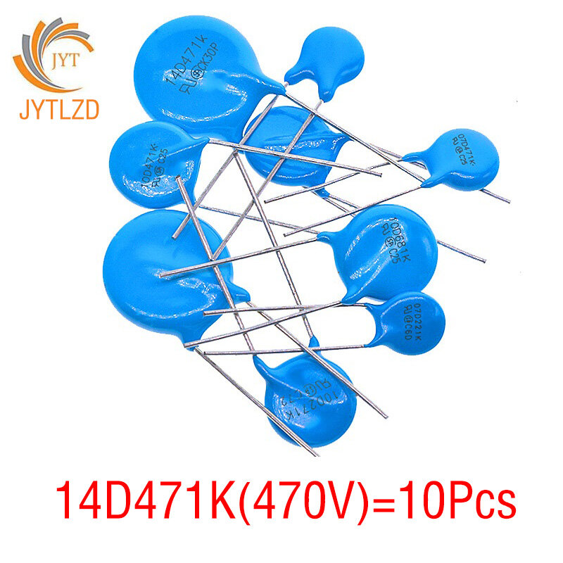 10ชิ้น Varistor 10D101K 10D121K 10D151K 10D181K 10D201K 10D221K 10D241K ...