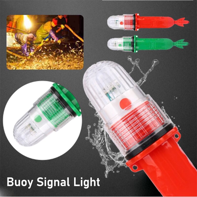 Floating Signal Light LED Underwater Fishing Light Marine Waterproof ...