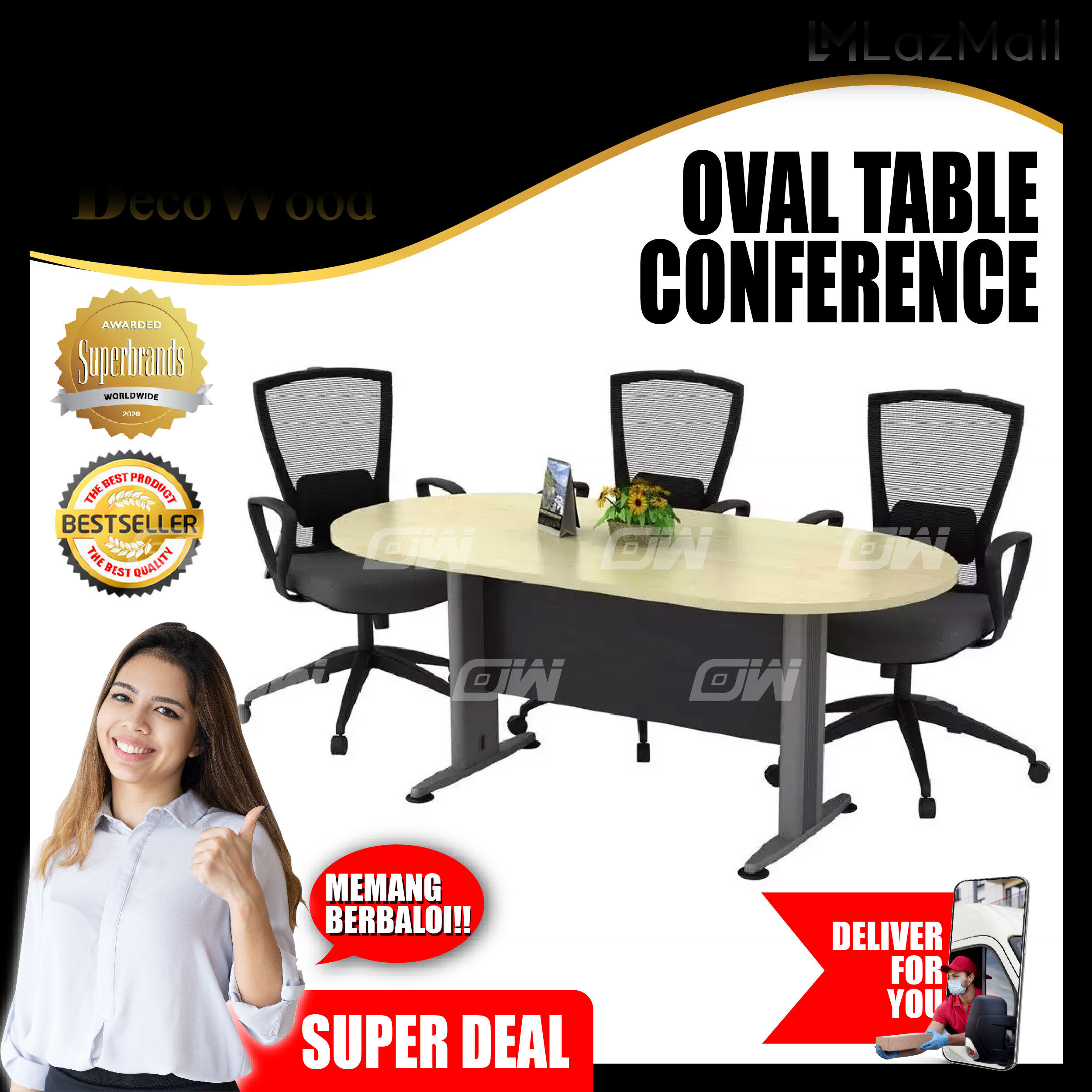 Oval Conference Table / Executive Table / Standard Table / Office Table ...