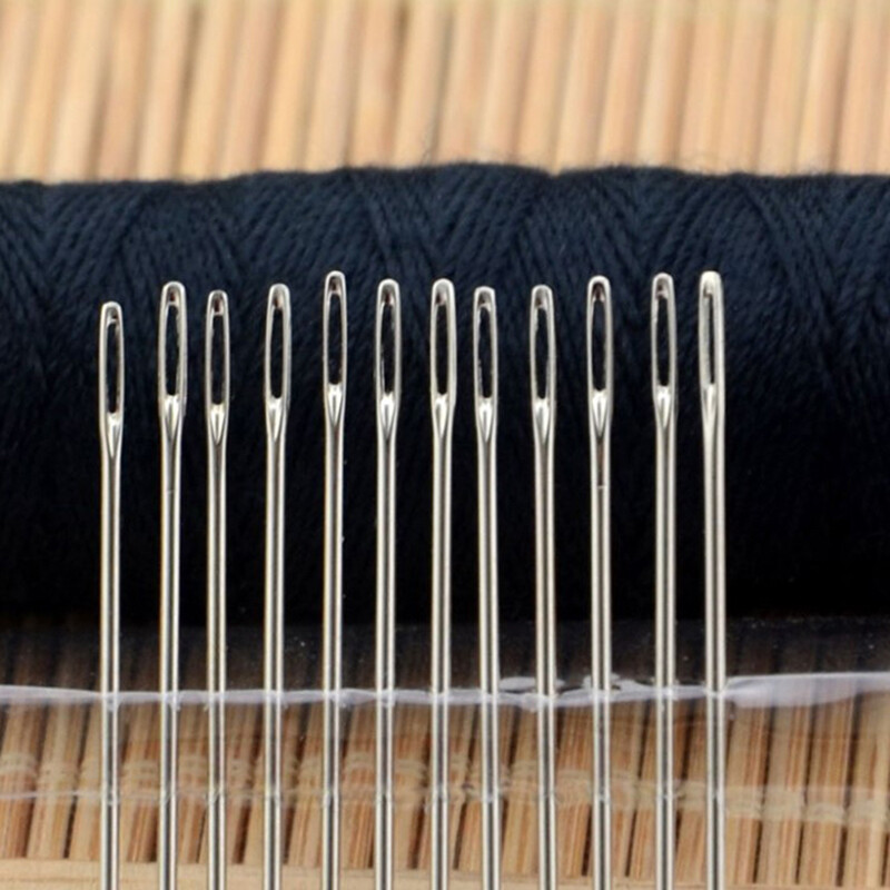 Ginca 25PCS High Hardness Stainless Steel Sewing Needle Cross Sewing ...