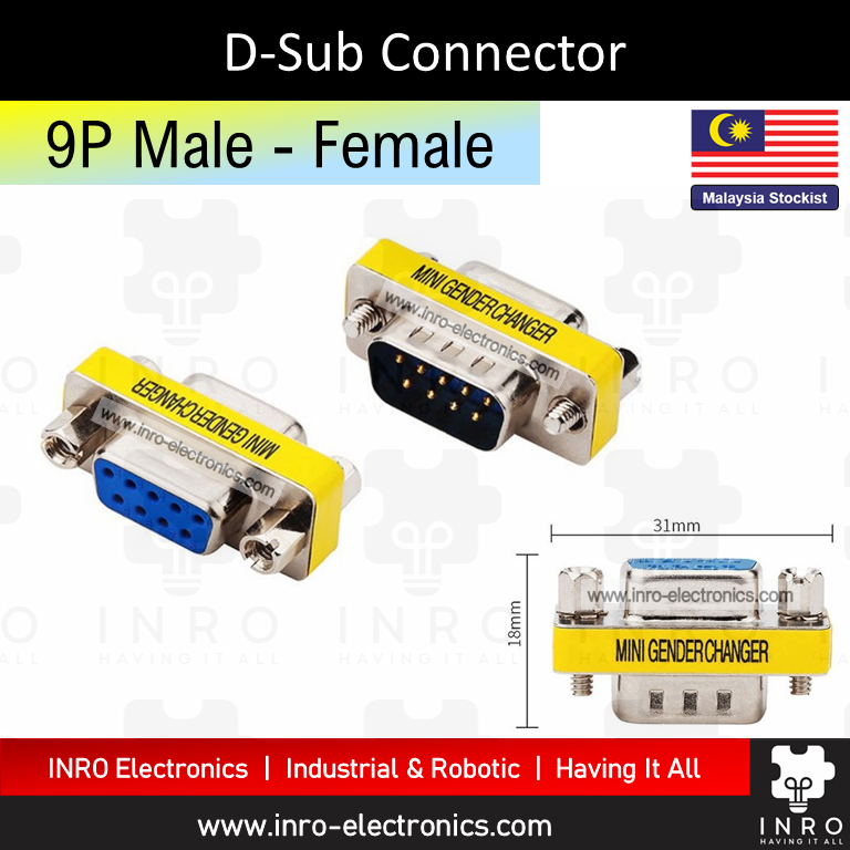[DB9, DB15, DB25] D-sub Gender Changer Serial RS232 9pin 15P 25P ...