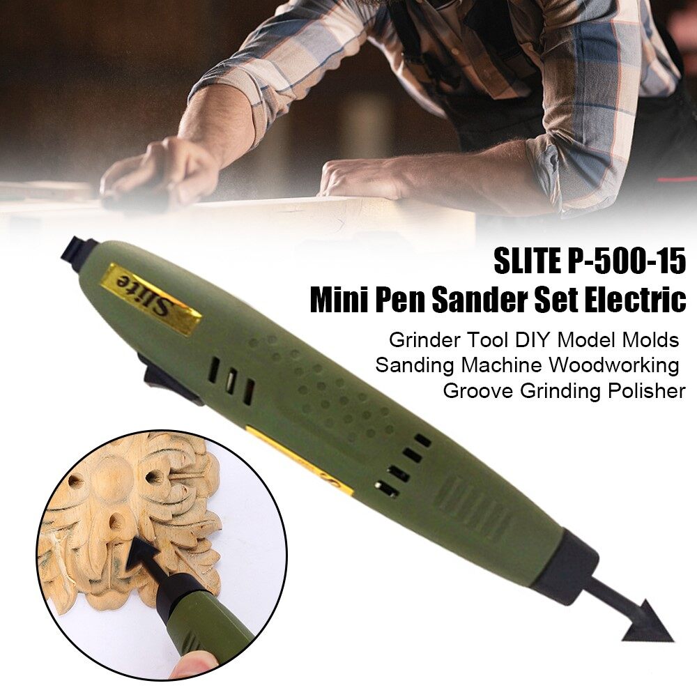 AUBTOOL SLITE P-500-15 Mini Pen Sander Set Electric Grinder Tool DIY ...