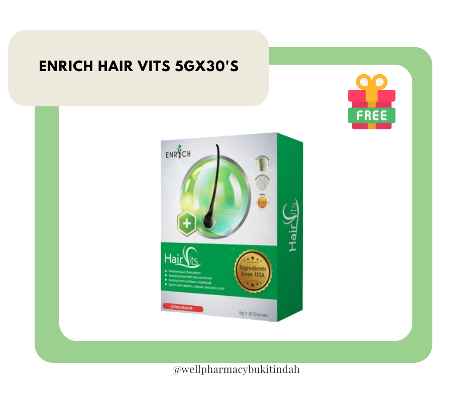 ENRICH HAIR VITS 5GX30'S | Lazada