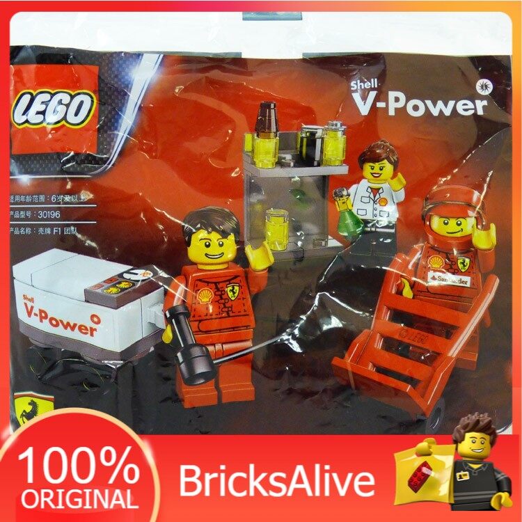 [BricksAlive] LEGO SHELL F1 Team Polybag MISP (30196) | Lazada