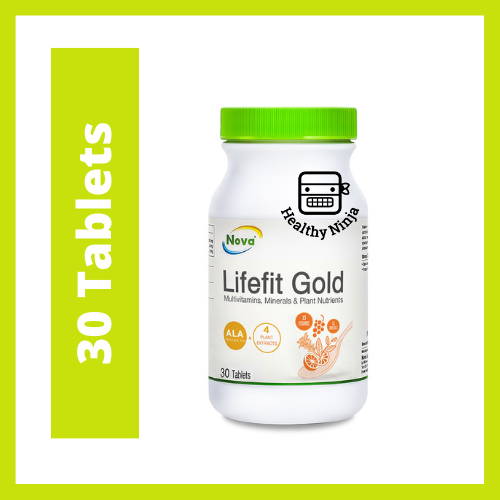 Nova Lifefit Gold Multivitamin Mineral & Plant Nutrient 30s or 100s ...
