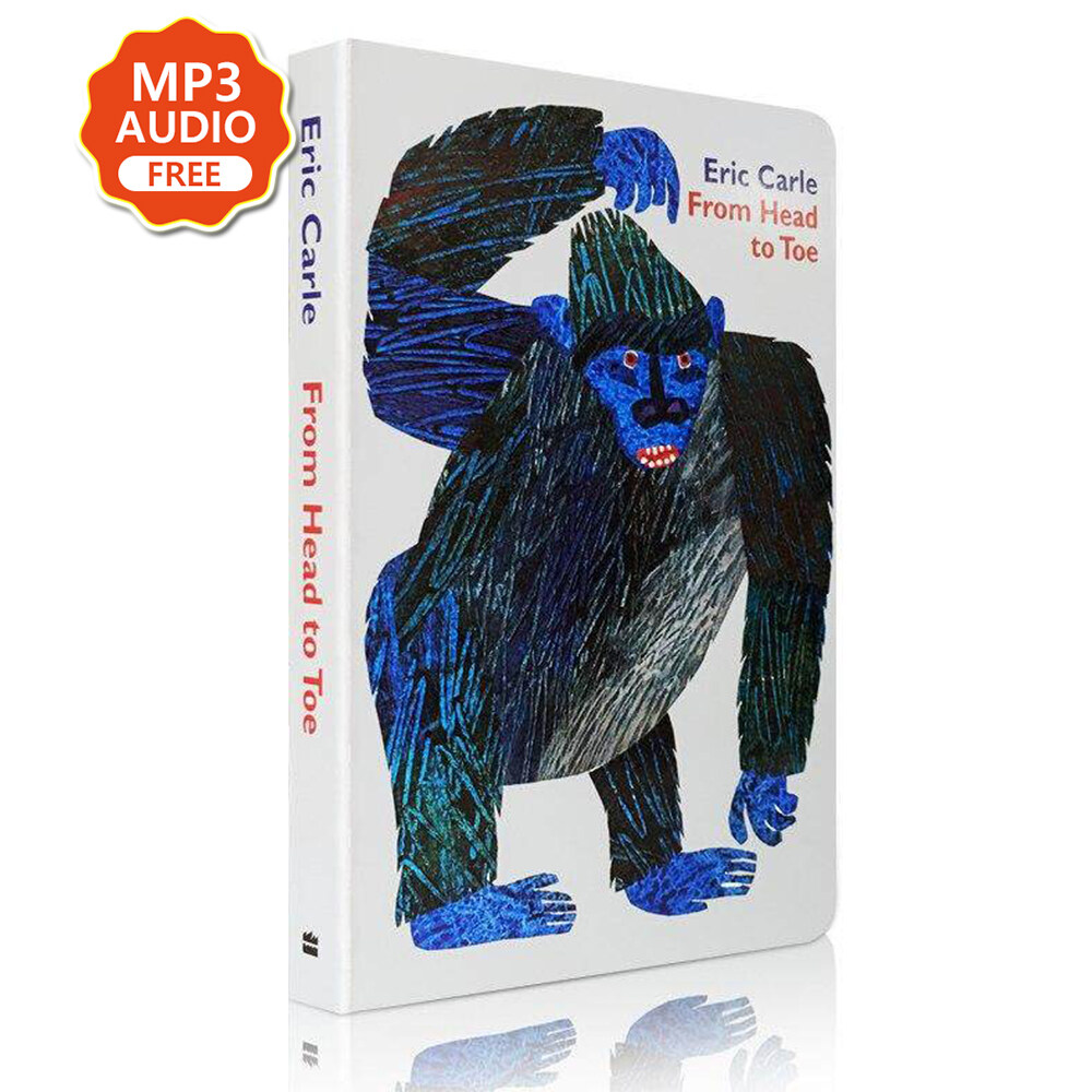 Eric Carle From Head To Toe Board Book Learning Body Parts Cognition eric-carle-from-head-to-toe-board-book-learning-body-parts-cognition