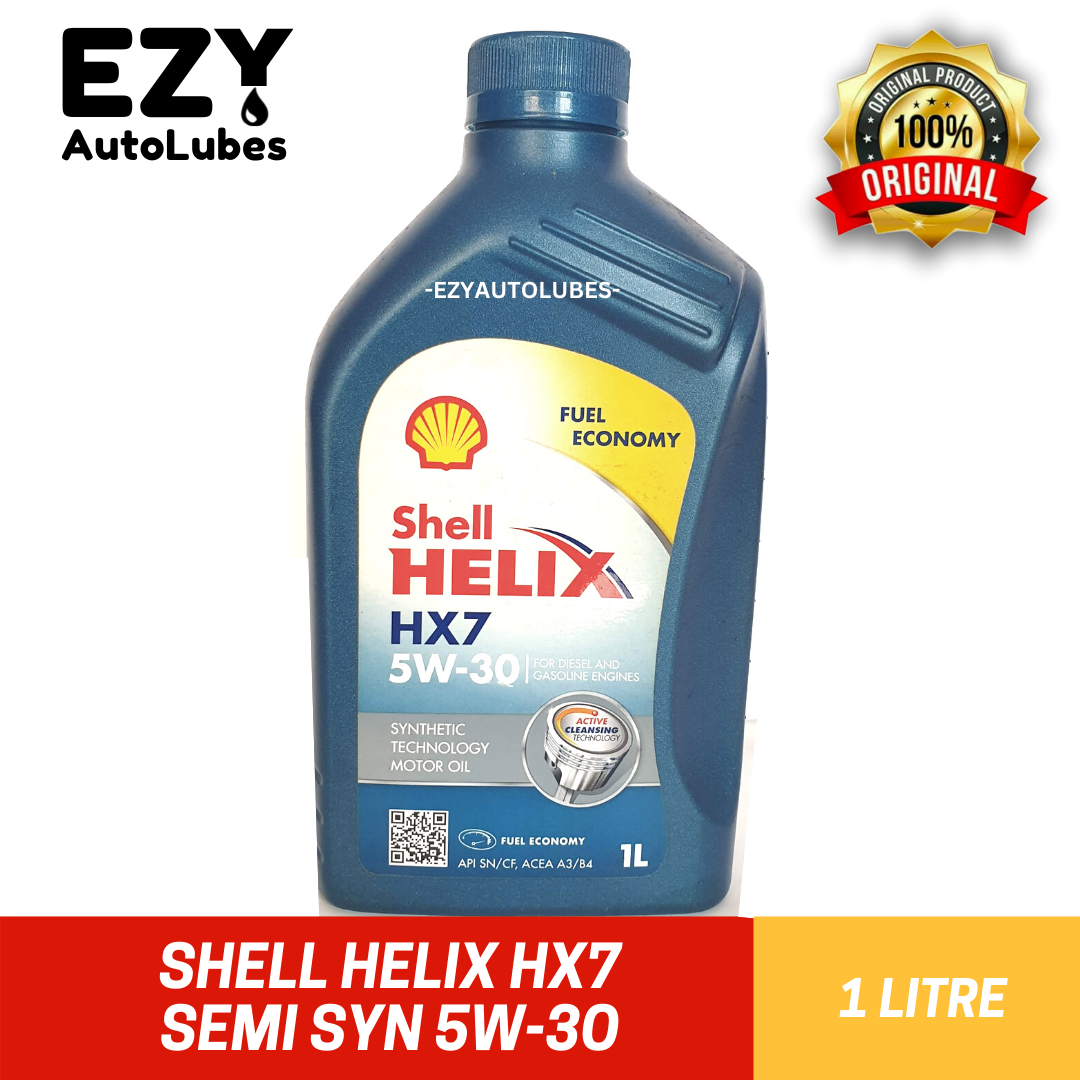 Shell Helix HX7 5W30 Semi Synthetic 1L👉 100% Original Shell Malaysia ...