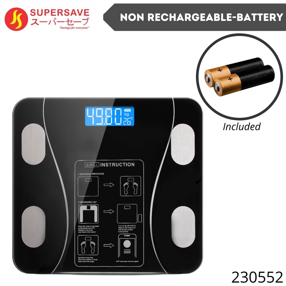 Smart Fat Weight Scale Penimbang Berat Bluetooth Smart Weight Scale ...