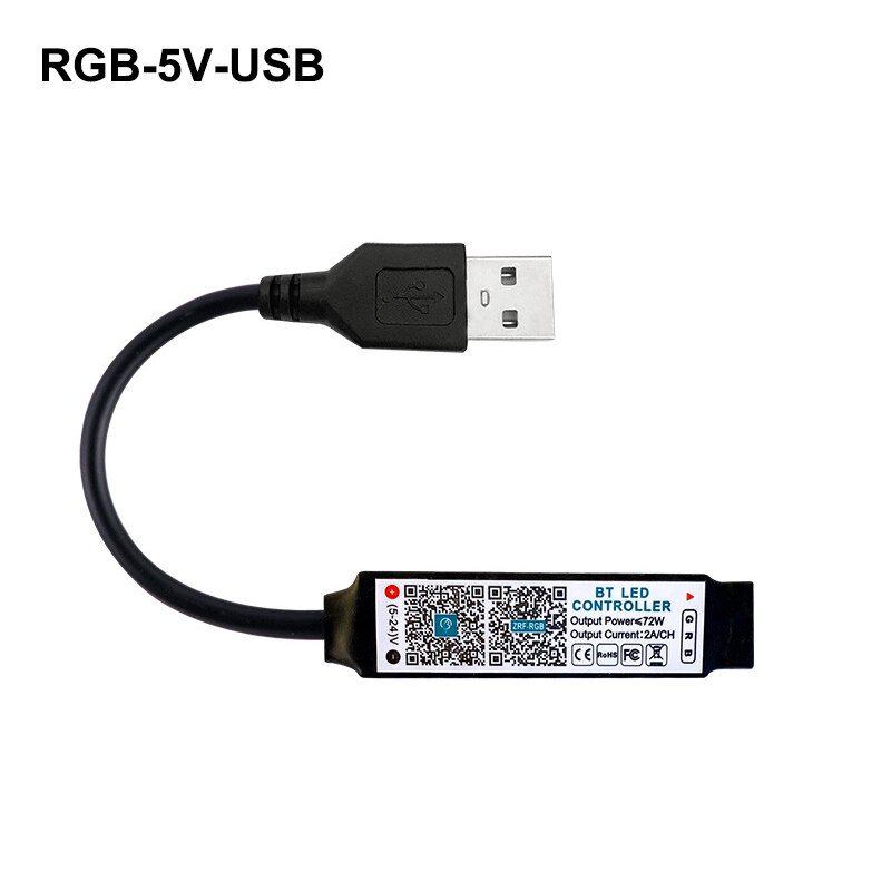 แถบไฟ LED ทีวีหลอดแผงไฟ RGB แบบใช้พลังงานจาก USB เพลง1/2/3/4/5ม. มี ...