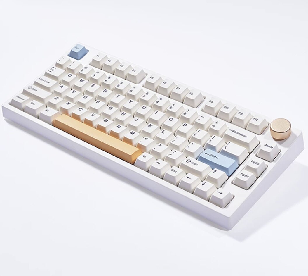 Keydous NJ80 Wireless Three Mode RGB Knob Hot Swappable Mechanical ...