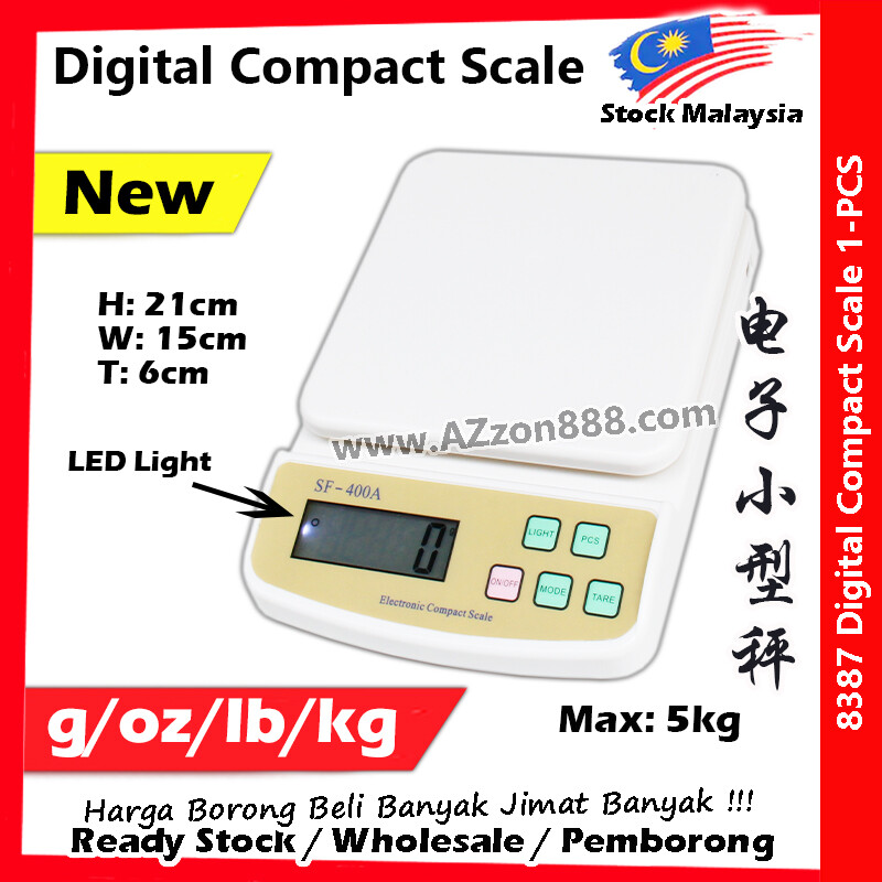 Digital Compact Scale / Electronic Compact Scale / 电子小型秤 #8387 #SF-400A ...