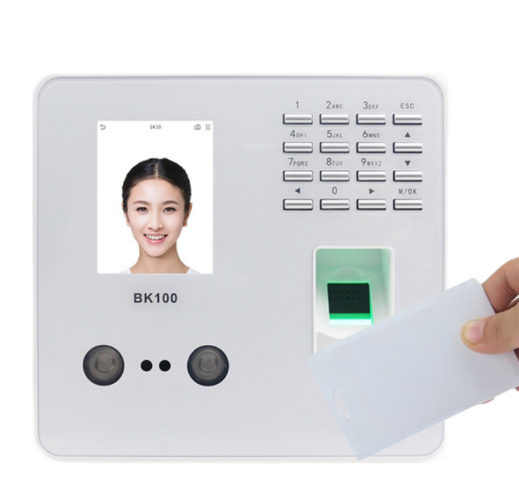 AnSmart ZKTeco BK100 USB TCP Biometric Fingerprint Face Facial Recognition Employee Time ...