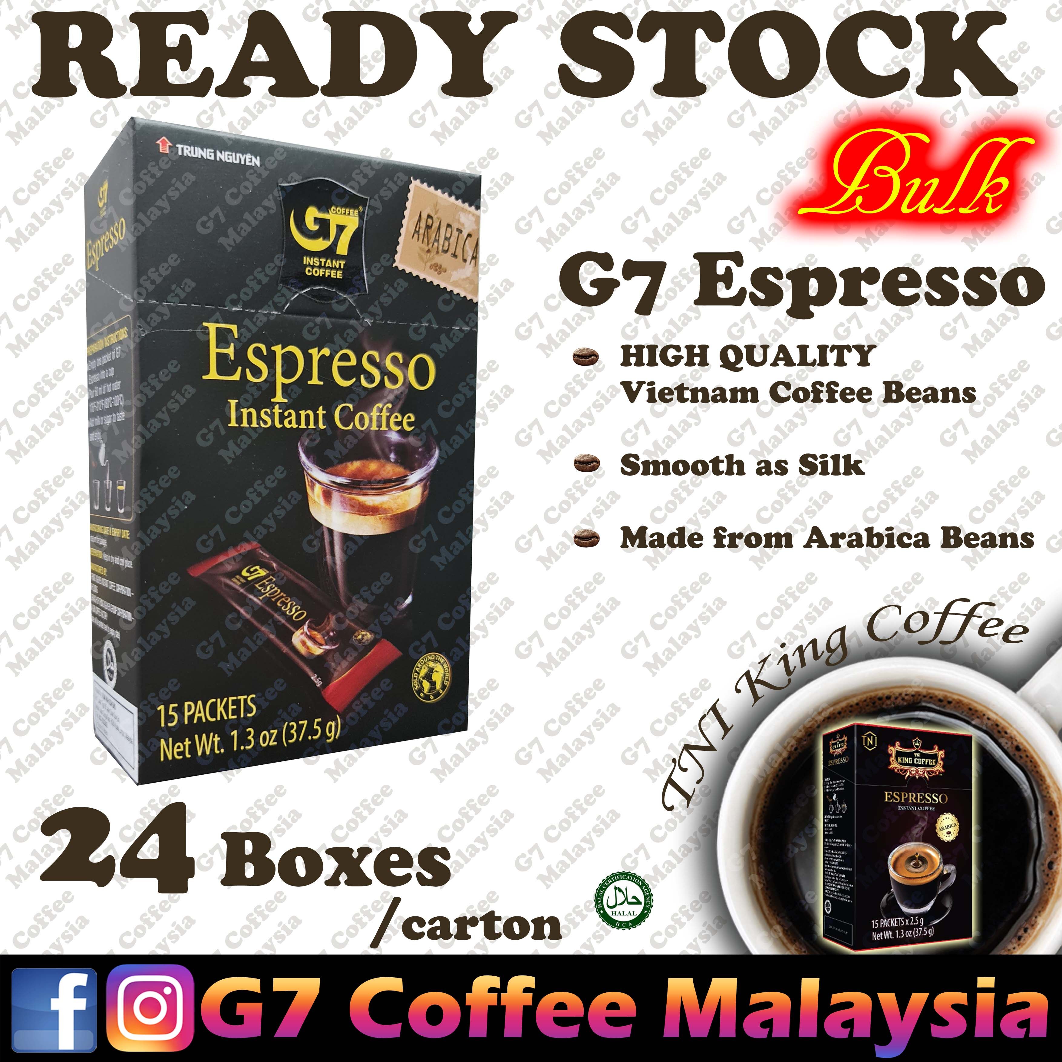 [Carton] G7 Espresso Trung Nguyen Vietnam Coffee,15 sac (HALAL) 中原G7 ...