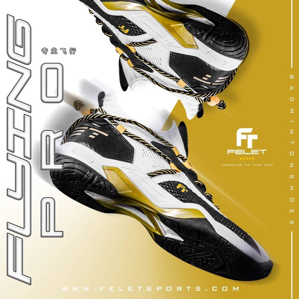Felet Flying Pro Badminton Shoes Pro Series High End Kasut Badminton ...