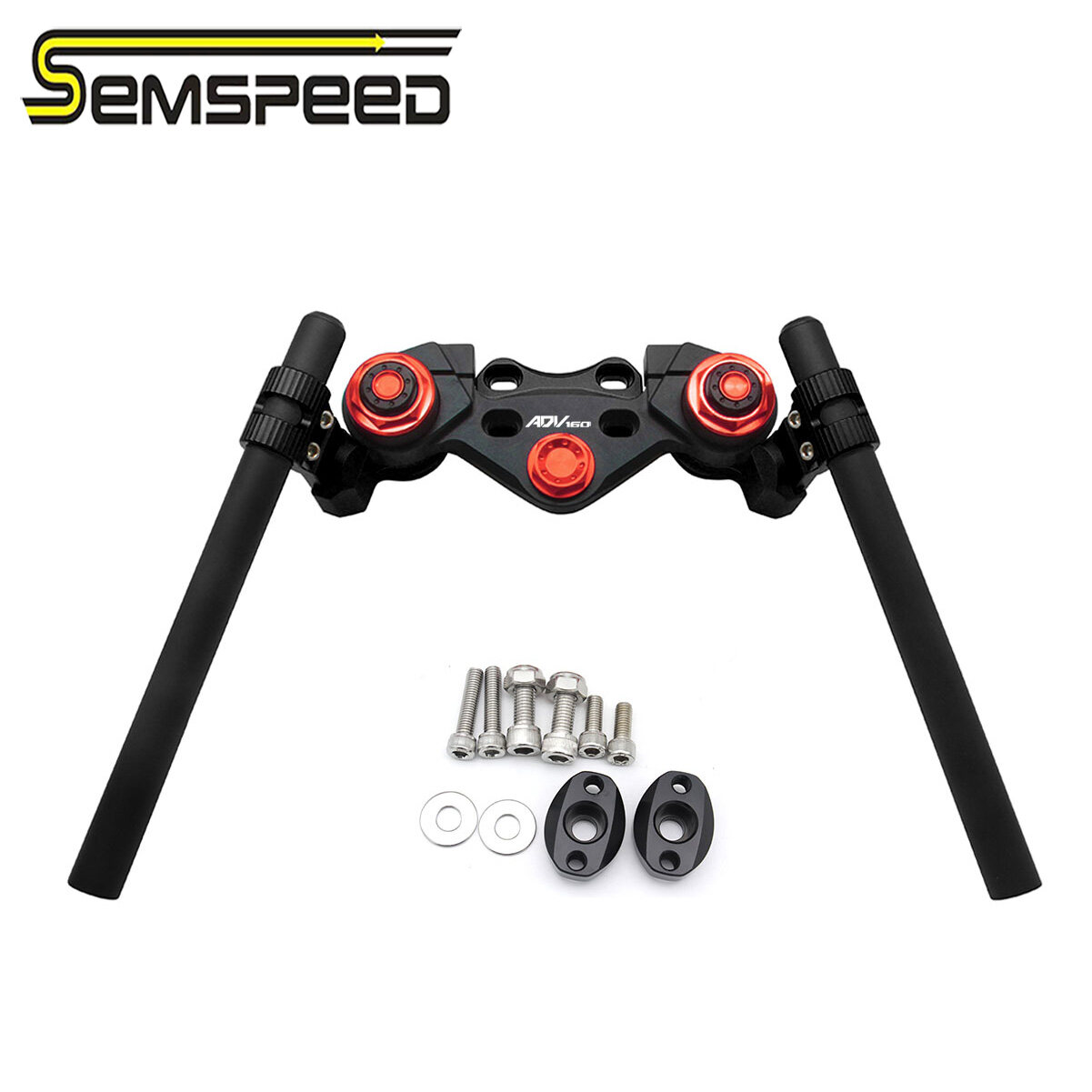 SEMSPEED สำหรับมอเตอร์ไซค์ Honda ADV 160 ADV160 2022-2023 2024 คลิปติดแฮนด์บนยึดจับกับแกน ...