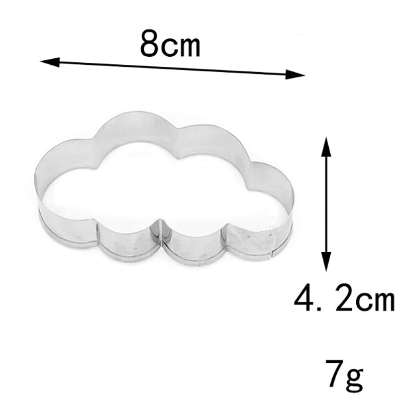 1Pc Cloud Shape Fondant Cutter Cutter Plunger Mold Fondant Cake ...