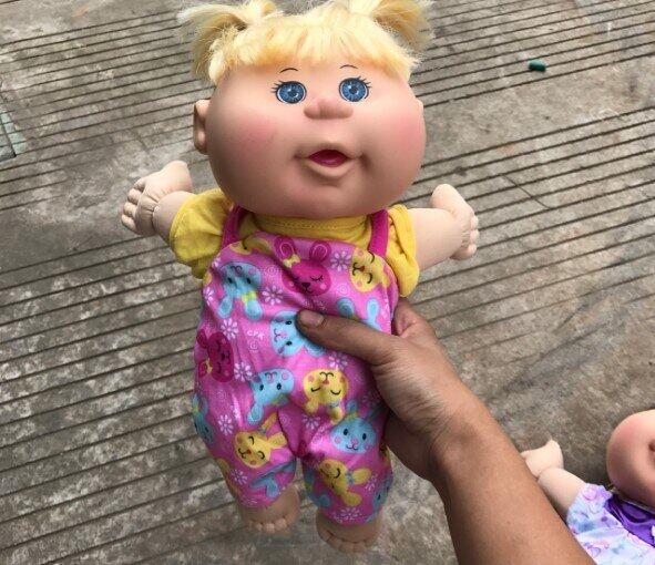 Vintage Retro Doll Cute Cabbage Patch Kids Antique Freckle Doll Baby ...