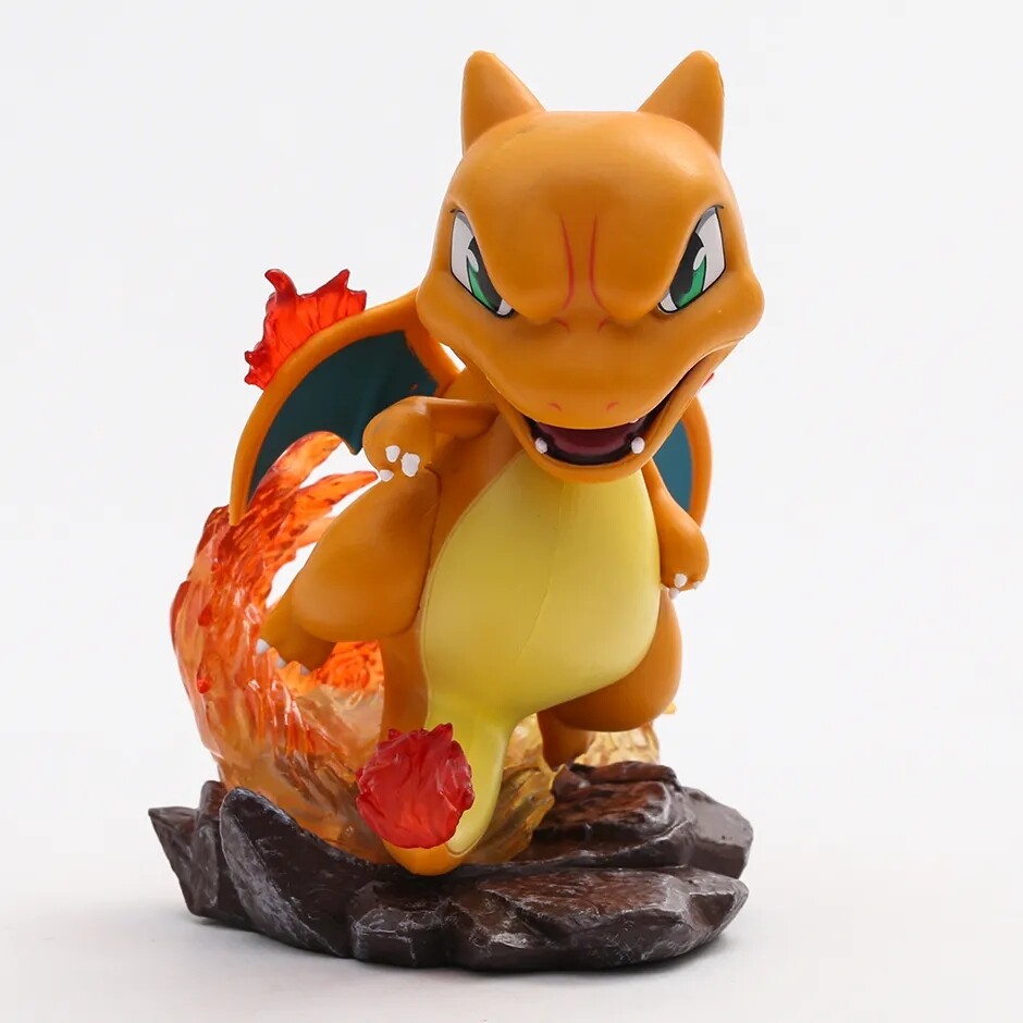 Pokemon Charizard Venusaur Blastoise Q Ver PVC Figure Cute Toys Model ...