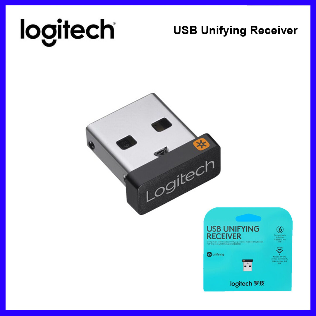 Original Logitech USB Unifying Receiver, 2.4 GHz, compatible logitech ...