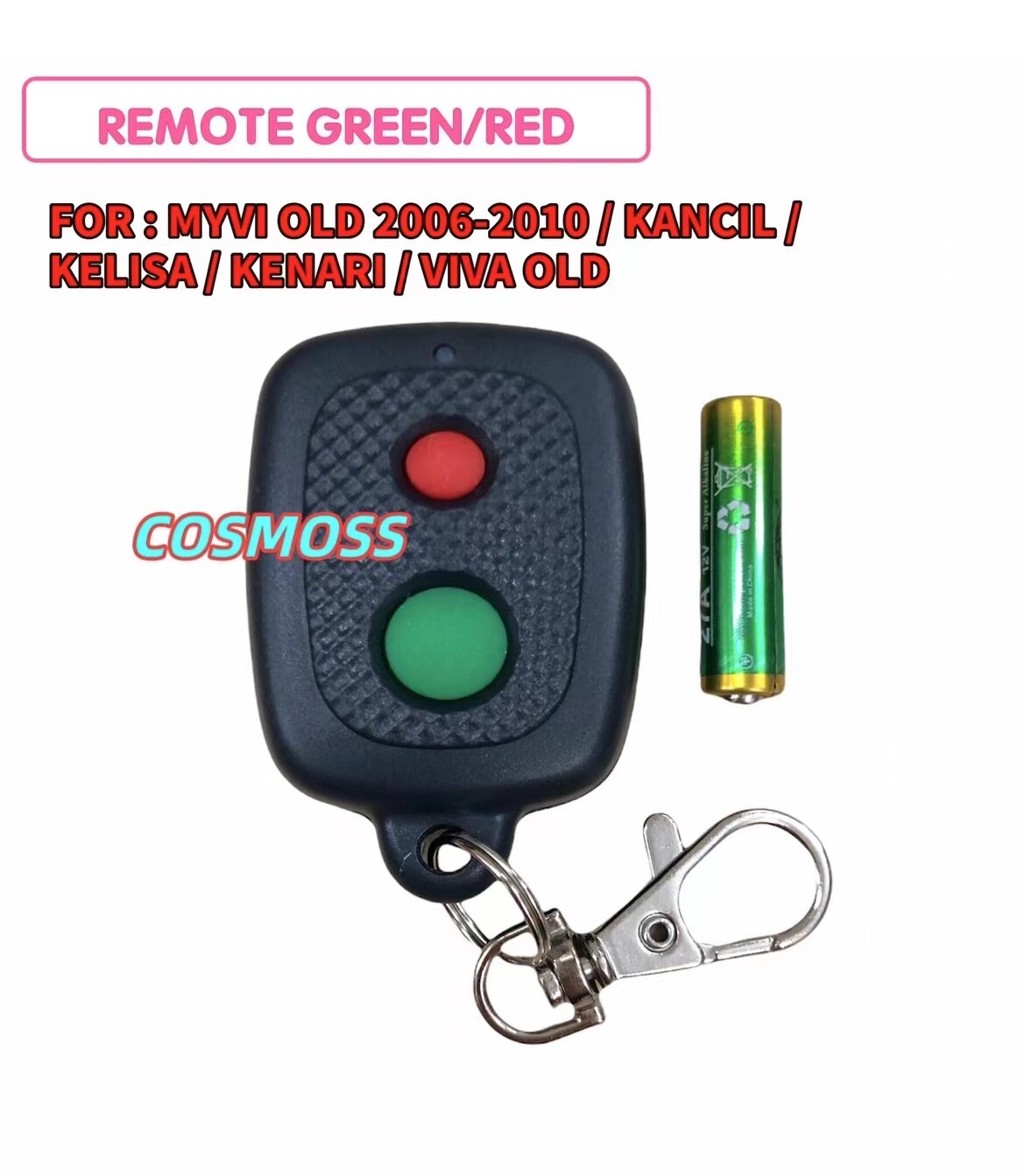 (FREE BATTERY) Perodua Alza Myvi Kancil Kelisa Kenari Viva alarm remote ...
