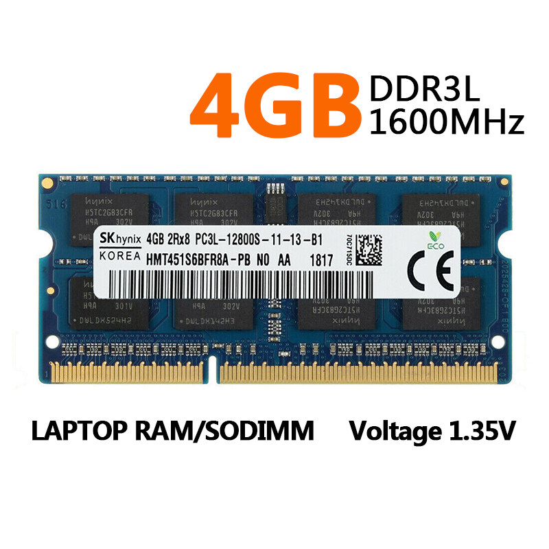 SK Hynix 4GB DDR3 1333MHz 2Rx8 PC3-10600S 204Pin แรมโน๊ตบุ๊ค(สินค้าใหม่) - SB IT ZONE - ThaiPick