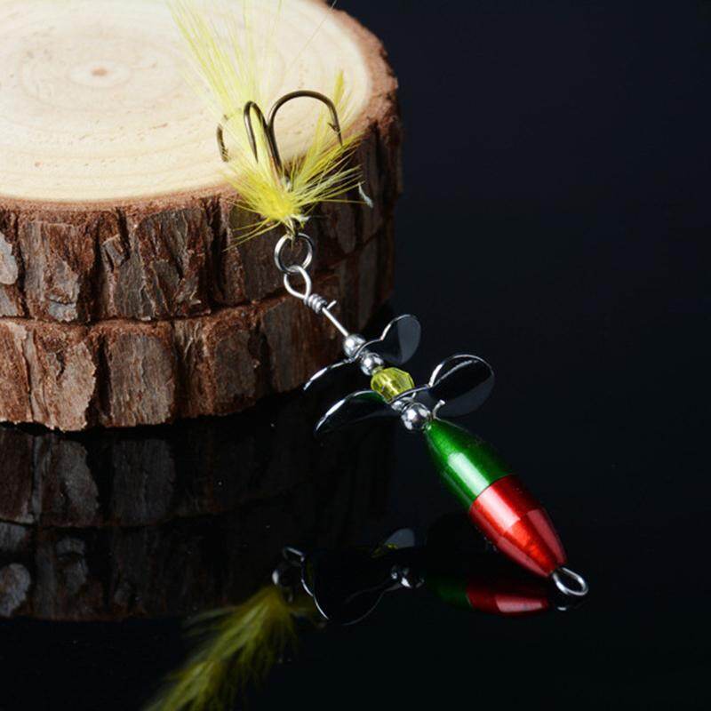 Long Casting Spinner Bait Fishing Lure Double Tail Propeller Trout Carp ...